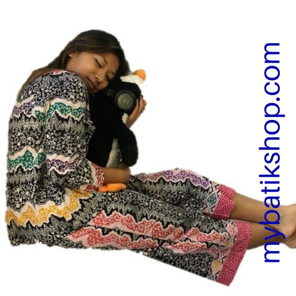 Batik Pink Fun Pajama – mybatikshop.com
