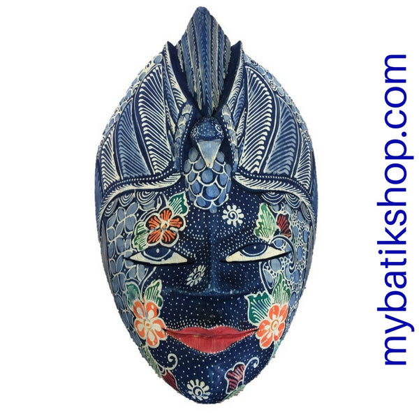 Wooden Batik Mask Wall Decoration – mybatikshop.com