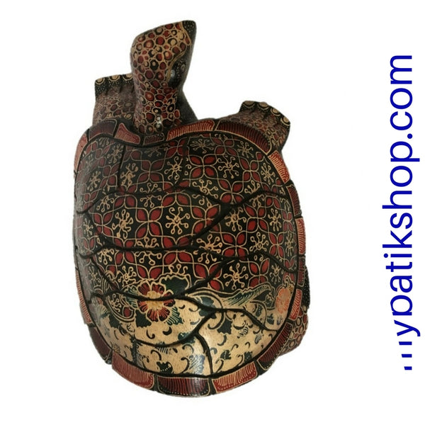 Wooden Batik Turtle – mybatikshop.com
