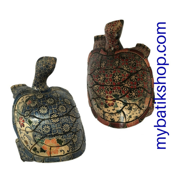 Wooden Batik Turtle – mybatikshop.com